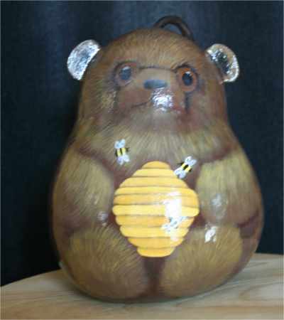 Handcrafted Bear Gourd - Martha's Gourds