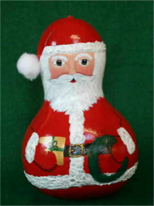 Santa Claus Gourd - Martha's Gourds